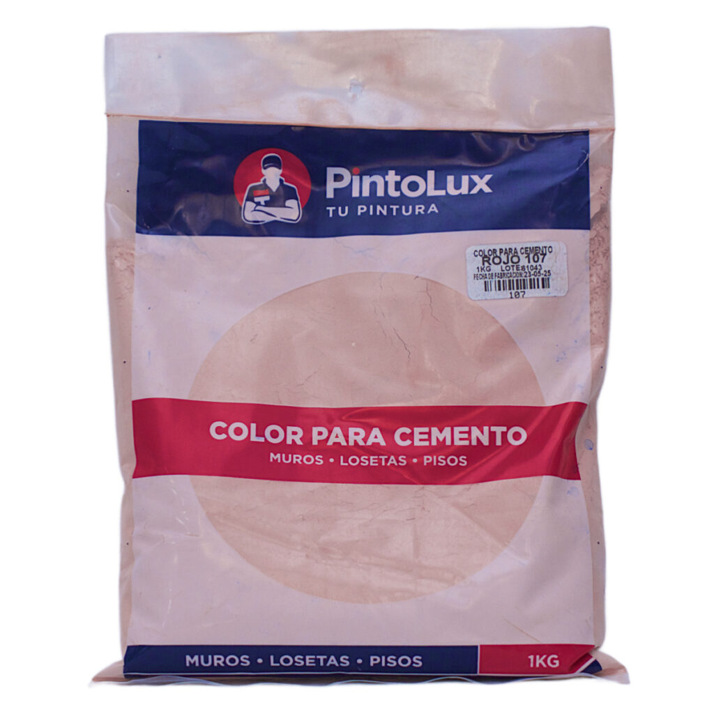 Color para cemento 1kg Rojo - Pintor Supremo